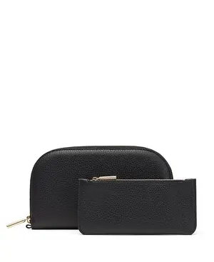 Cuyana Duo Zip Wallet - Black