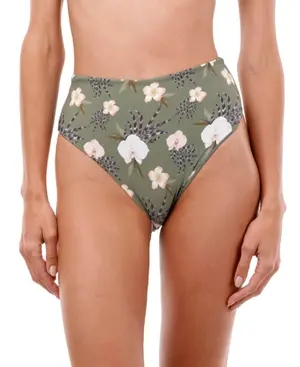 MALAI Safari Mai Moon Bay High-waisted Bottom - Serenity Green
