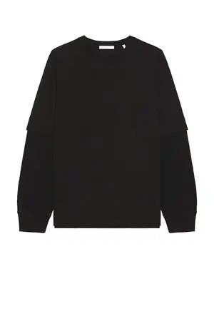 Helmut Lang Double Layer Waffle T-shirt - Black