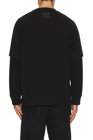 Helmut Lang Double Layer Waffle T-shirt - Black