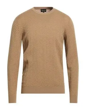 Giorgio Armani Sweater In Camel - Beige
