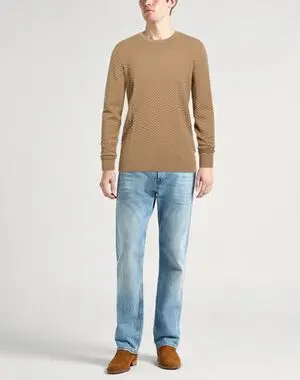 Giorgio Armani Sweater In Camel - Beige