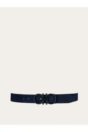 FERRAGAMO Adjustable Gancini Belt - Natural