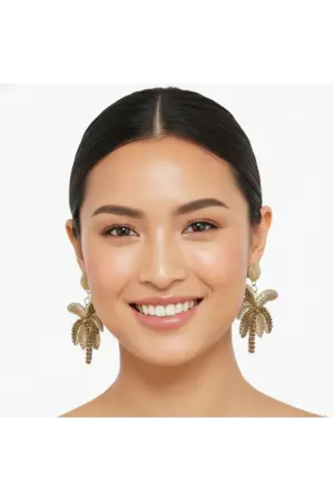 Yumi Kim Island Palm Tree Beaded Earrings