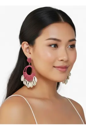 Yumi Kim Cowrie Shell Hoop Earrings