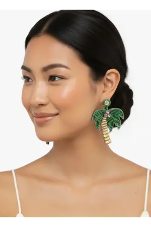 Yumi Kim Palm Beaded Earrings