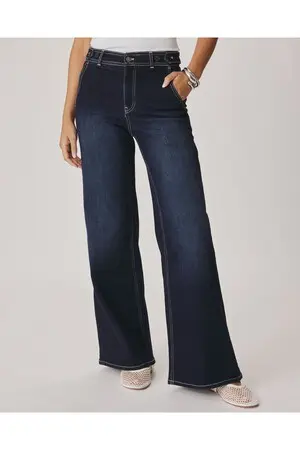 Splendid Wide Leg High Rise Jean