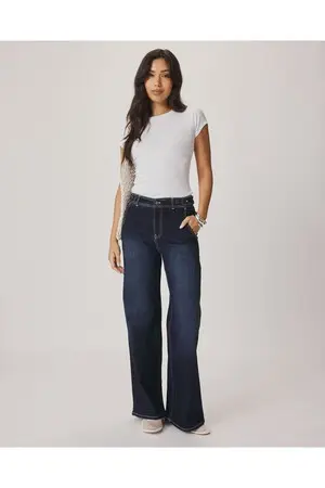 Splendid Wide Leg High Rise Jean