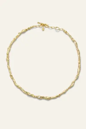 Ba&sh Wendy Zircon Chain Necklace - Gold