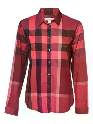 Burberry Checked Cotton Shirt