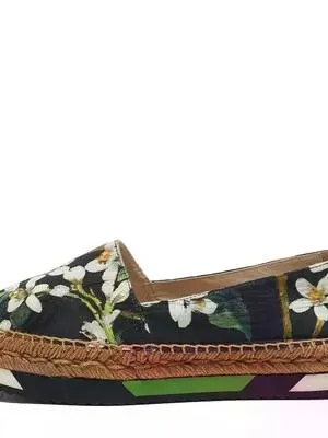 Dolce & Gabbana Floral-print Espadrilles