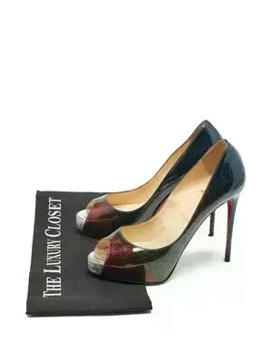 CHRISTIAN LOUBOUTIN Very Prive Glitter Pumps