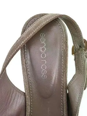 SERGIO ROSSI 110mm Platform Slingback Sandals