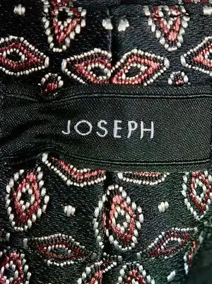 JOSEPH Duke Patterned Trousers