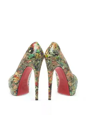 CHRISTIAN LOUBOUTIN Snakeskin Palais Royal Pumps