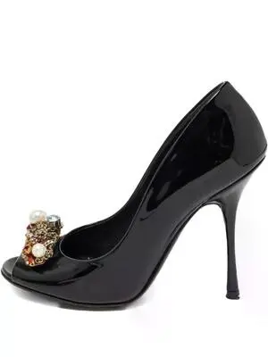 Dolce & Gabbana 110mm Leather Heeled Pumps