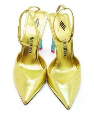 Attico Pointed-toe Ankle-strap Pumps
