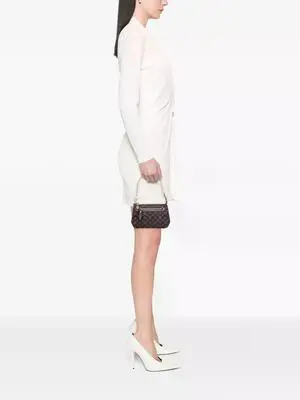 LOUIS VUITTON 2011 Monogram Mini Lin Pochette Accessoires - Brown