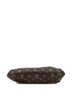 LOUIS VUITTON 2011 Monogram Mini Lin Pochette Accessoires - Brown