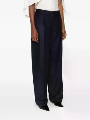 TOTEME Flannel Trousers - Blue