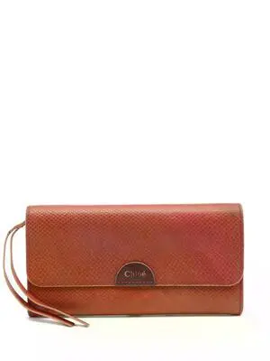 Chloé Leather Wallet - Brown