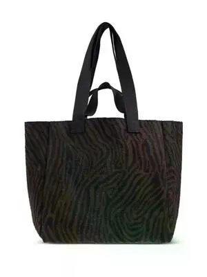 ALLSAINTS Izzy Zebra-print Tote Bag