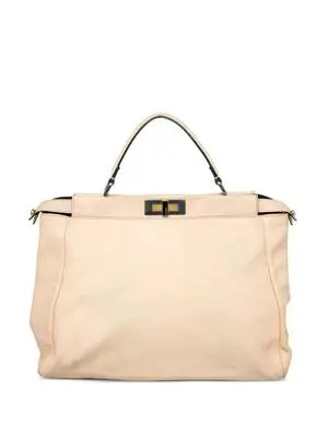 Fendi 2009 Peekaboo Tote - Neutrals