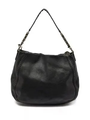 AIGNER Leather Chain Tote Bag