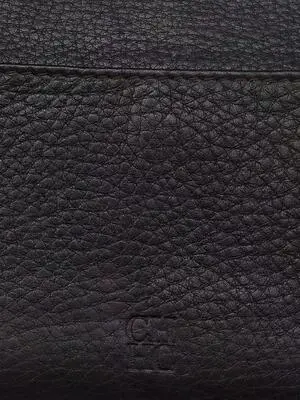 Carolina Herrera 2024 Monogram Embossed Leather Wallet - Green