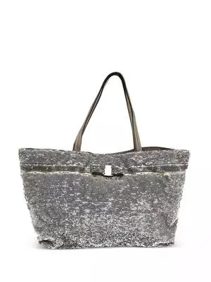 FERRAGAMO Sequin-embellished Tote
