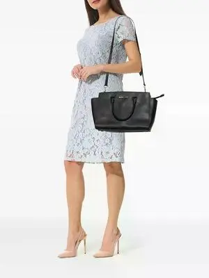 Michael Kors Leather Shoulder Bag - Black