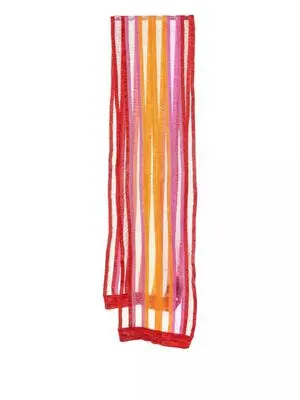 Missoni Striped Scarf - Red
