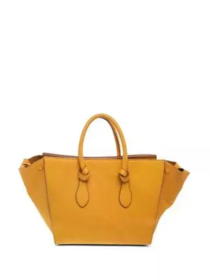 Celine Tie Leather Tote Bag