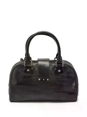 LOUIS VUITTON Textured Leather Bowler Bag
