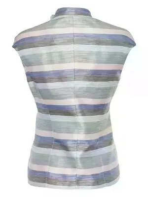 Emporio Armani Striped Short-sleeve Jacket
