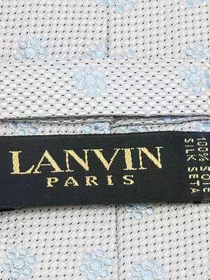 LANVIN Embroidered Floral Tie