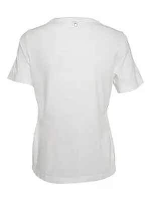 FERRAGAMO Leaf-embroidered T-shirt