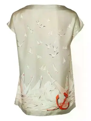 Stella McCartney Silk Graphic Blouse