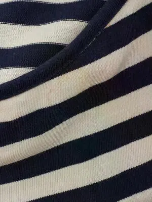 Elisabetta Franchi Striped Asymmetric Top