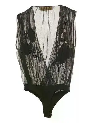 Elisabetta Franchi Floral-embellished Bodysuit