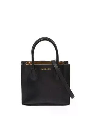 Michael Kors Leather Tote Bag - Black