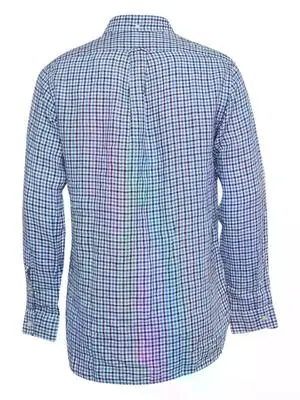 Polo Ralph Lauren Pre-owned Gingham Linen Shirt - Blue