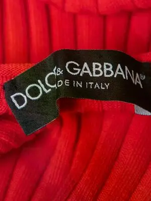Dolce & Gabbana Ribbed Cotton-blend Top