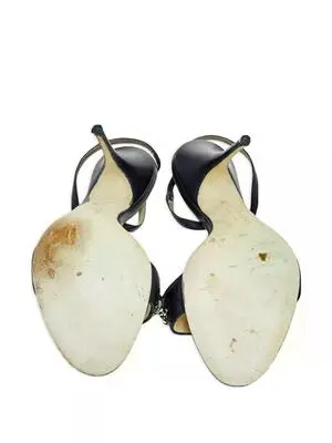Givenchy 110mm Patent Leather Slingback Sandals