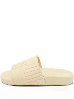 Bottega Veneta Geometric Rubber Slides