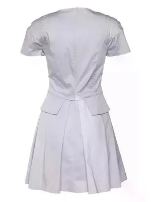 VERSUS Short-sleeved Pleated Dress