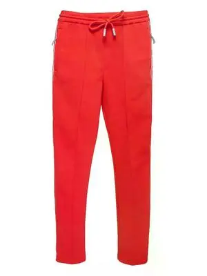 Off-white Drawstring Sports Pants For Women