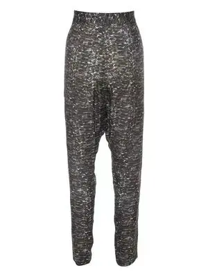 JOSEPH Printed Tapered Trousers