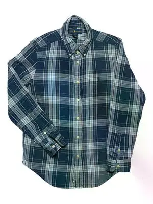 Polo Ralph Lauren Pre-owned Plaid Button-up Shirt - Blue