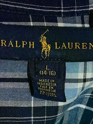 Polo Ralph Lauren Pre-owned Plaid Button-up Shirt - Blue